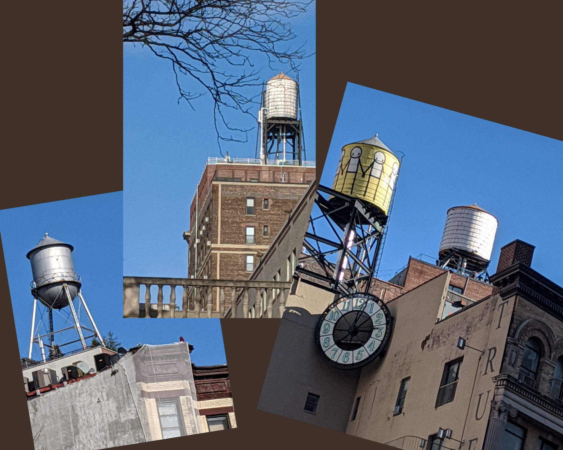 Rooftop water towers – Boy Meets Quilt